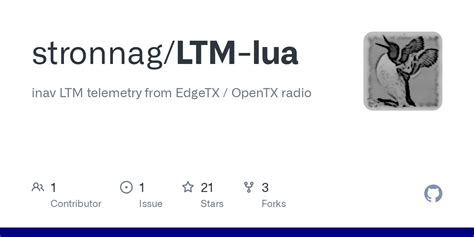 GitHub Stronnag LTM Lua Inav LTM Telemetry From EdgeTX OpenTX Radio