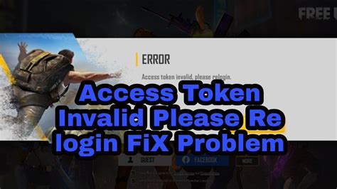access token invalid please re login how to fix this problem youtube