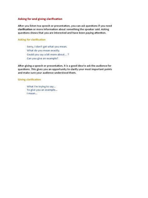 Providing Effective Communication Tools Phrases For Asking Questions