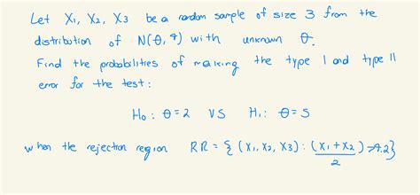 Solved Unknown Let Xi X2 X3 Be A Random Sample Of Size 3 Chegg Com
