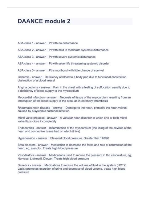 Daance Module 2 Questions And Answers 100 Correct 2023 Daance Stuvia Us