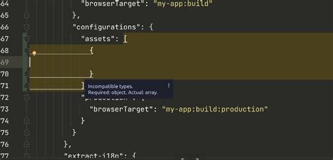 Angular Json Assets Incorrect Type Expected Object · Issue 21674 · Angularangular Cli