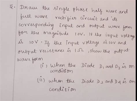 Solved Dram The Single Phase Half Wave And Full Wave Chegg