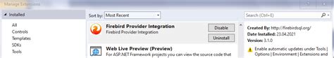 implement ddex provider as vsix [dnet659] · issue 616 · firebirdsql