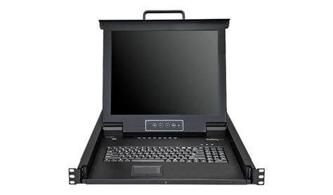 8 Port Rackmount Kvm Console W Cables Integrated Kvm Switch W 17 Lcd 1u Lcd