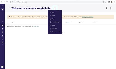 Wagtail Adding The Homepage · Honkit