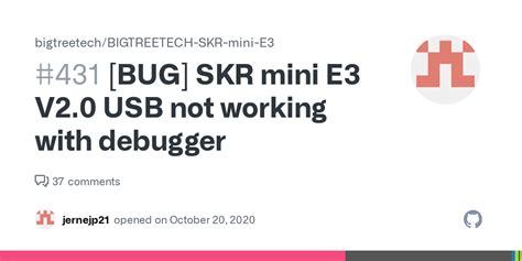 BUG SKR Mini E V USB Not Working With Debugger Issue Bigtreetech BIGTREETECH SKR