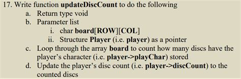 Write Function UpdateDiscCount To Do The Chegg Com