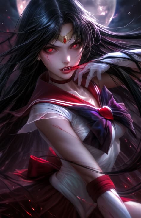 Vampire Sailor Mars by level7goperator on DeviantArt