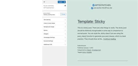 Customizer Documentation