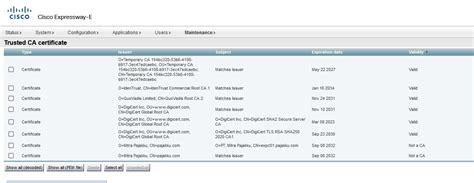 Zone Failed Between Expressway C And E Cisco Community
