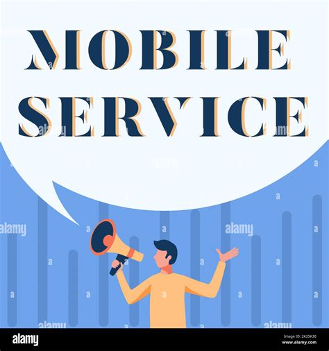 Inspiration Showing Sign Mobile Service Business Concept Radio