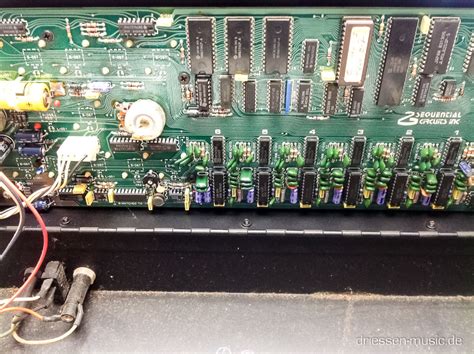 Repair Sequential Circuits Six Trak Vintage Analog Synthesizer