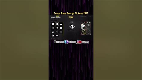 Comp Pass Reward George Pickens Youtube
