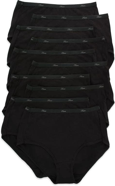 10 Pack Hanes Womens Cotton Briefs Select Colors