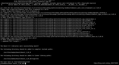 linux下 boost库环境搭建（同时装对应版本的cmake：通过binary distribution安装） csdn博客