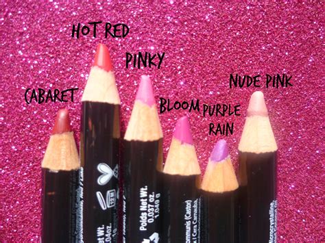 Galactic Beauty Nyx Lip Liners Cabaret Hot Red Pinky Bloom Purple Rain Nude Pink