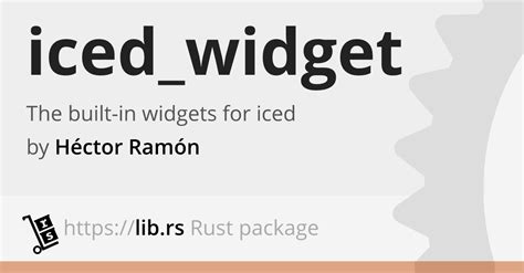 Icedwidget — Rust Gui Library Librs