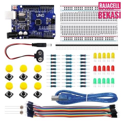 jual uno starter kit learning kit module paket belajar arduino dasar