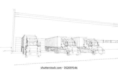 Hand Sketch Perspective Idea Supermarket Stock Illustration 773991106