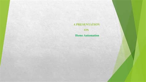 Project Presentation Home Automationpptx