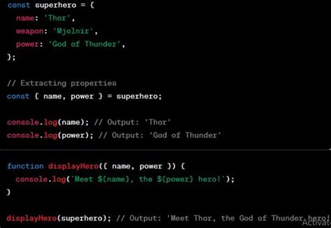 how object destructuring simplifies javascript manish kumar posted on