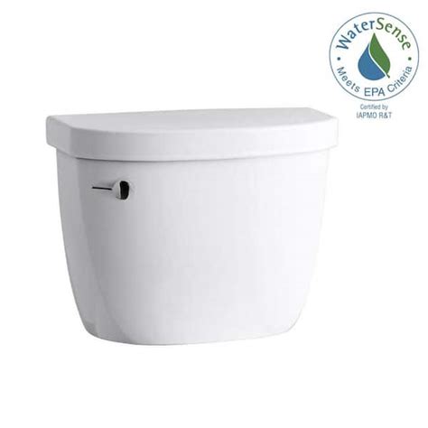 Kohler Cimarron 1 28 Gpf Single Flush Toilet Tank Only With Aquapiston