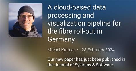 A Cloud Based Data Processing And Visualization Pipeline For The Fibre Roll Out In Germany
