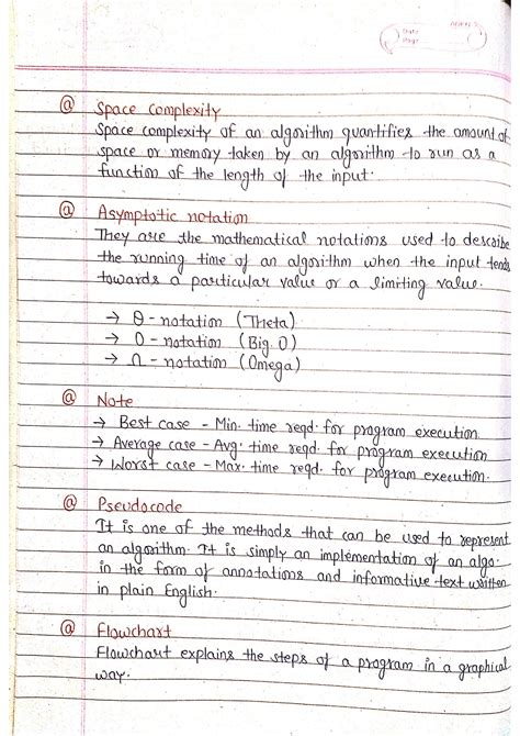 SOLUTION Design And Analysis Of Algorithms Handwritten Notes Studypool