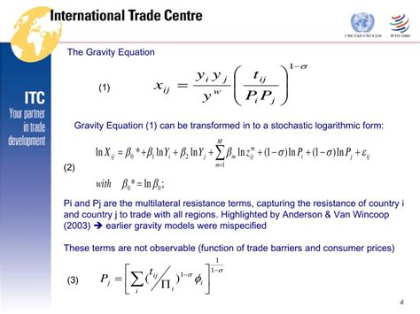 Ppt Using Gravity Models To Calculate Trade Potentials For Developing Countries Powerpoint