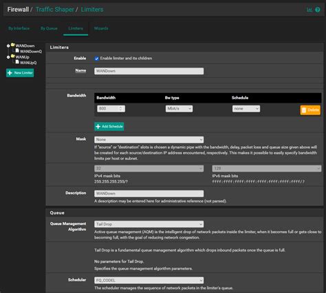 Traffic Shaper Limiters Just Wont Work Fq Codel Netgate Forum