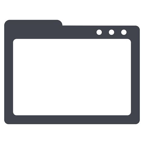 Premium Vector Black Folder Vector Icon Isolated On White Background