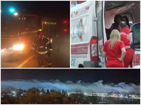 ИЗВЪНРЕДНО В ПИК Товарен влак с амоняк падна в река в Сърбия до границата с България десетки