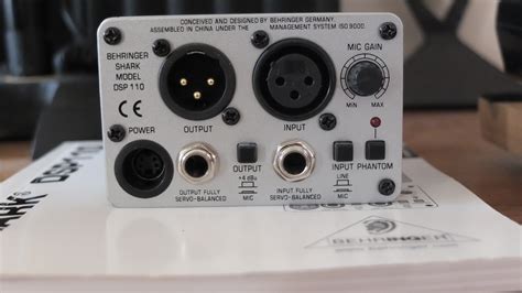 Shark Dsp110 Behringer Shark Dsp110 Audiofanzine