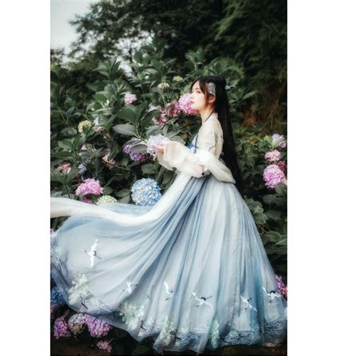 무용복 연주드레스 고대 중국 의상 요정 한푸 우아한 전통 당나라 소녀 고귀한 공주 민속 무용 티몬