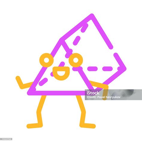 프리즘 기하학적 모양 문자 컬러 아이콘 벡터 일러스트 레이 션 교육에 대한 스톡 벡터 아트 및 기타 이미지 교육 귀여운 낙서 드로잉 Istock