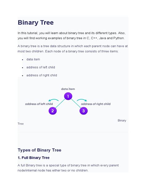 binary tree pdf