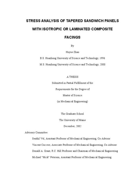 Pdf Sandwich Composite Analysis Dokumen Tips