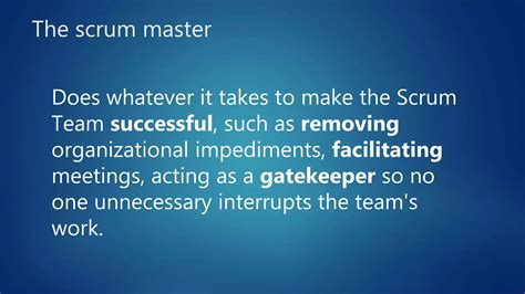 Scrum Mastery Ppt