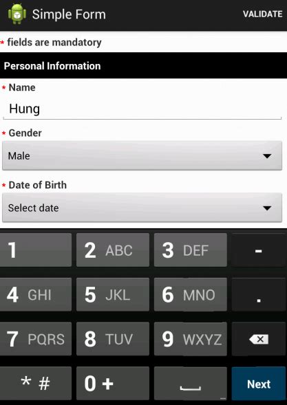 GitHub Thehung Android Quickform Simple Form Generator For Android Inspired By Ios