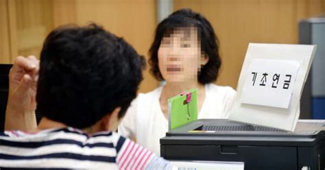 기초연금 수급 1년 늦추면 노인 불안정성 커져저소득층 타격