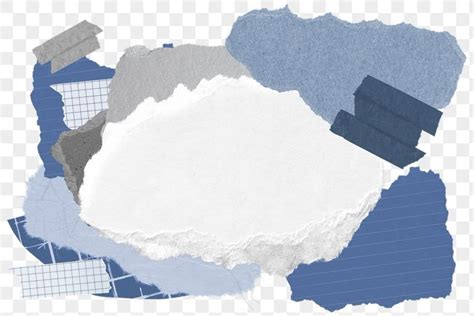 찢어진 종이 스트립 프리미엄 벡터