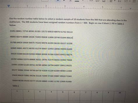 Answered Use The Random Number Table Below To… Bartleby