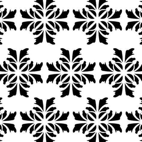 Premium Vector Geometric Cool Abstract Floral Pattern