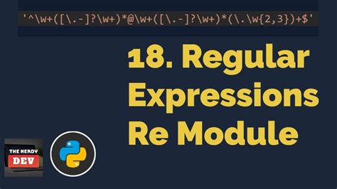 Regular Expressions Re Module Python Tutorials For Beginners Artofit