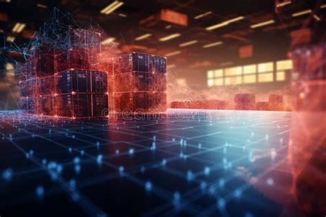 Ai Powered Supply Chain Data Analytics Stock Illustration Illustration Of Forecasts Metrics