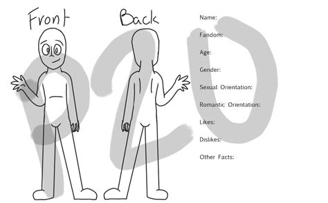 P2u Human Reference Sheet Base By Dannysuniverse On Deviantart