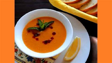 Суп пюре з червоної сочевиці Простий рецепт