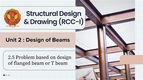 25 Problem Based On Design Of Flanged Beam Or T Beam Ce601 Youtube