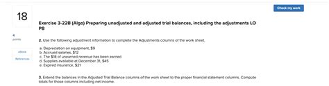 solved check my work 18 exercise 3 22b algo preparing